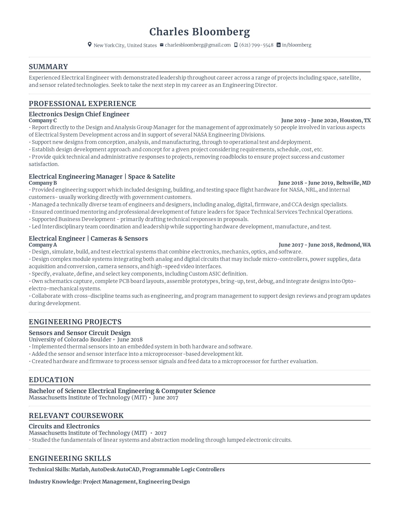 The Best Free ATS Resume Templates Easy To Use Rezi